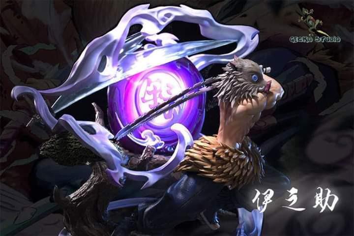 [READY STOCK] BIG GECKO STUDIO Demon Slayer Statue Hashibira Inosuke ...