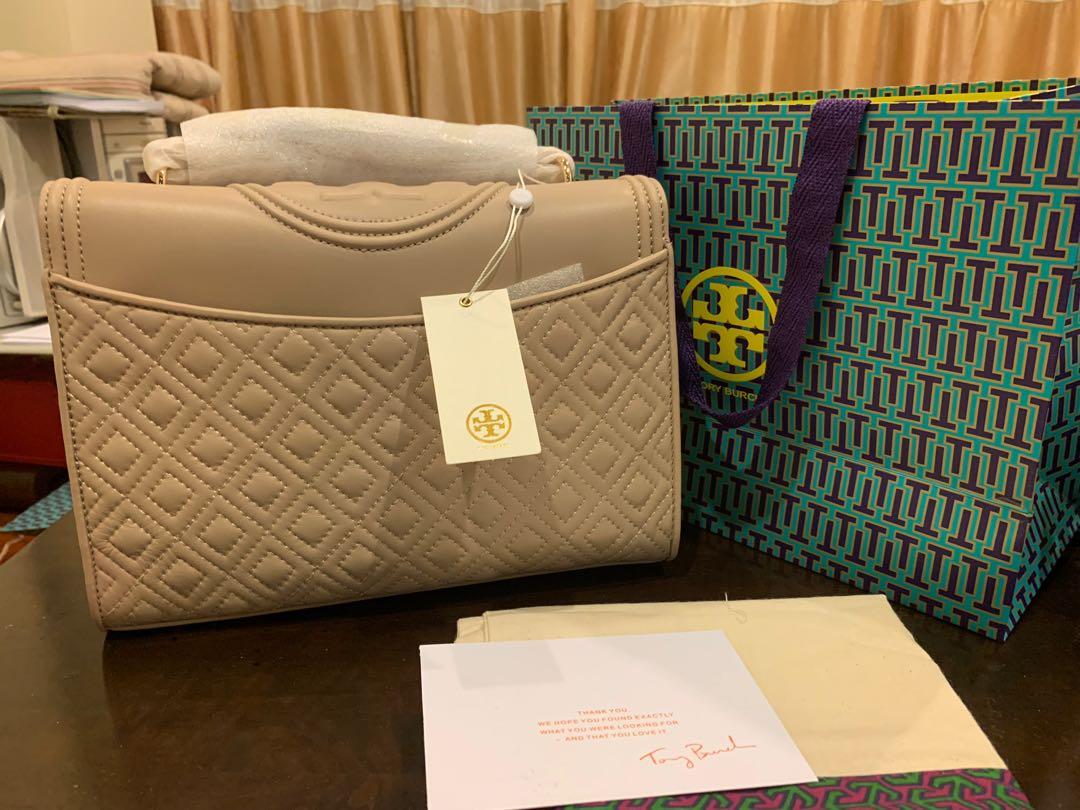 Ready Stock Authentic Tory Burch Fleming bedrock colour convertibles ...