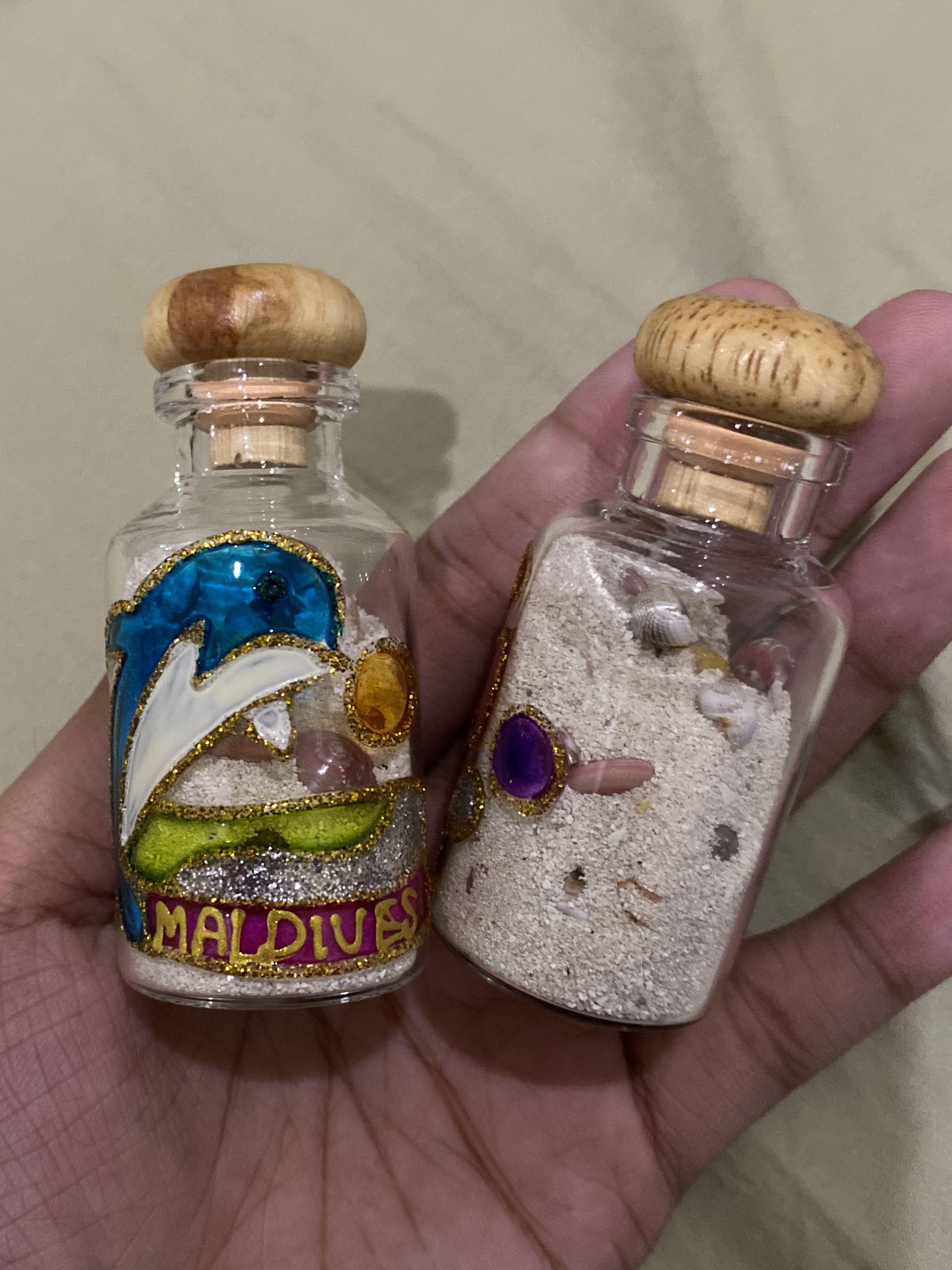 Sand Bottle Souvenir from Maldives, Everything Else, Others on Carousell