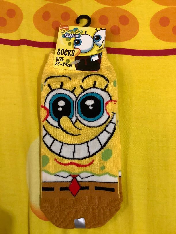 Spongebob socks, Women's Fashion, Watches & Accessories, Socks & Tights ...