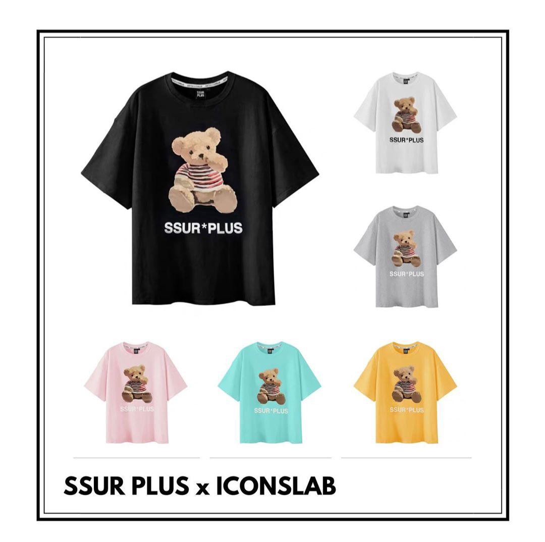SSUR PLUS X ICONSLAB BEAR TEE, Women's Fashion, Tops, Shirts on Carousell