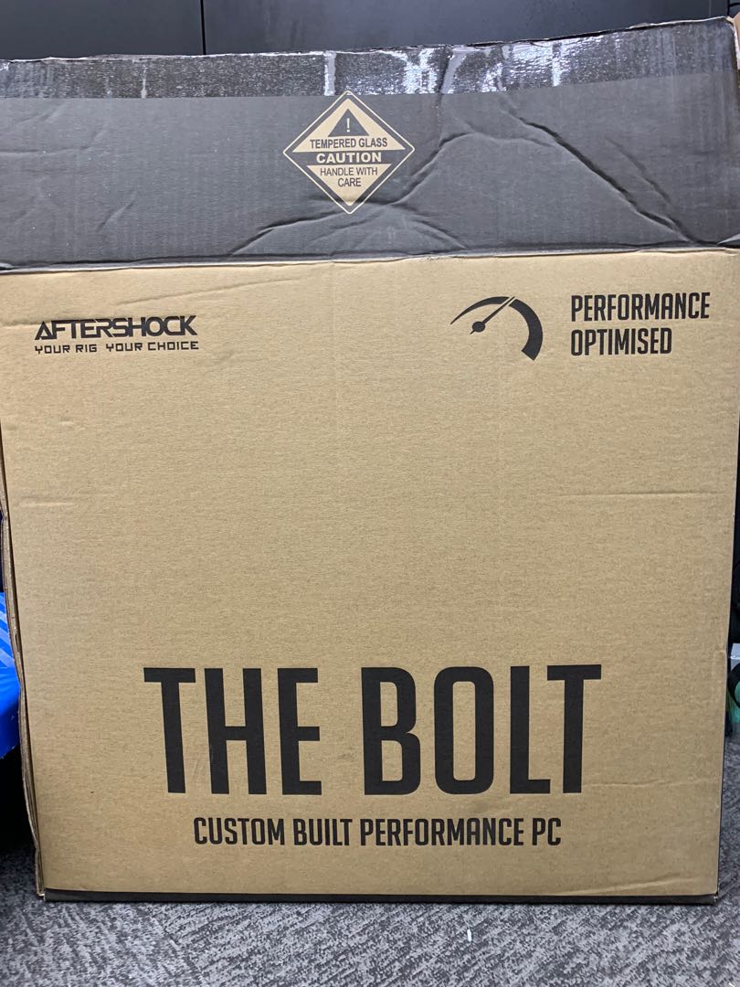 The bolt (MATX) casing coming with 5 fans (aftershock) gunmetal for DIY ...