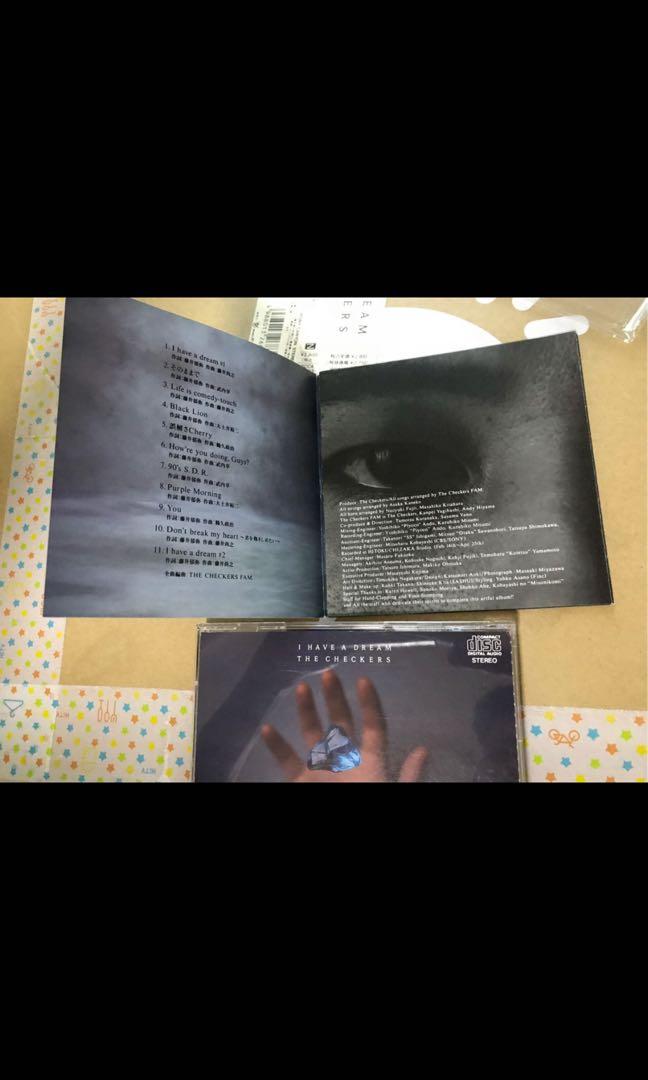 The Checkers I Have A Dream 91年靚聲舊版 PONY CANYON CD極新淨 98%新, 興趣及遊戲, 音樂、樂器 & 配件, 音樂與媒體 - CD 及 DVD ...