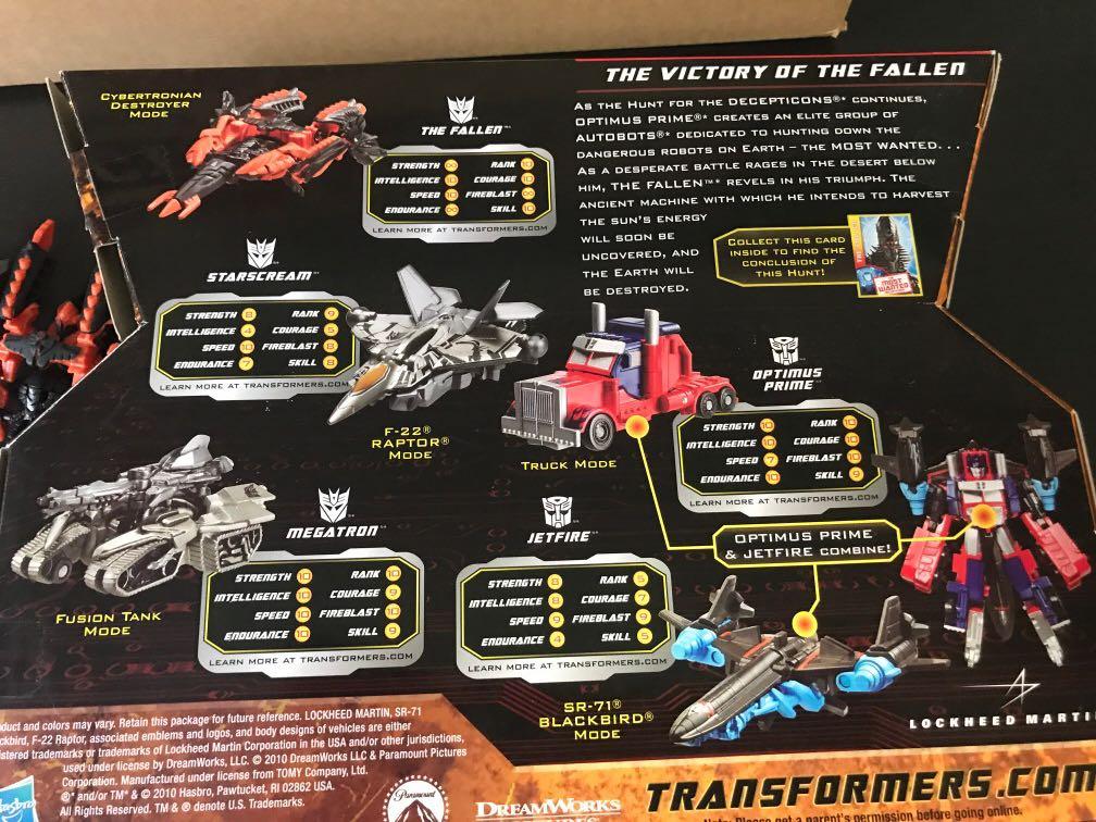 The victory of the fallen box transformers, Hobbies & Toys, Toys ...