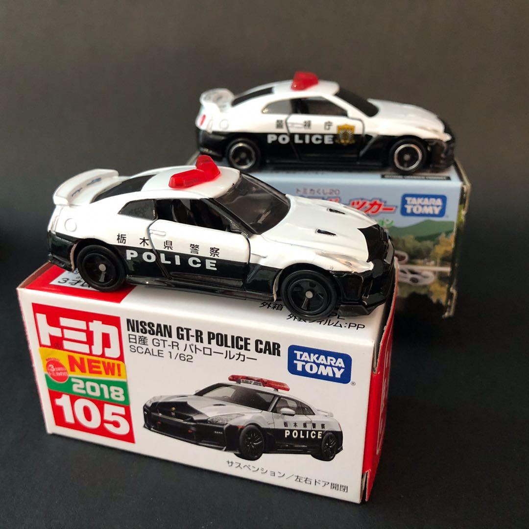 Tomica Nissan GT-R #105 Patrol police, Hobbies & Toys, Toys & Games on ...