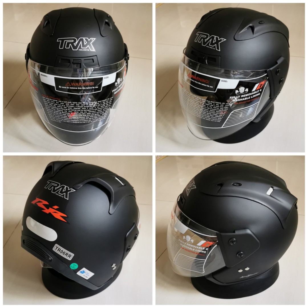 Trax Helmet, Motorcycles, Motorcycle Accessories on Carousell