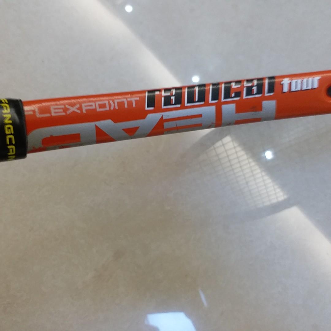網球拍 Tennis Racket Racquet Head Flexpoint Radical Tour MP, 運動產品, 運動與體育 ...