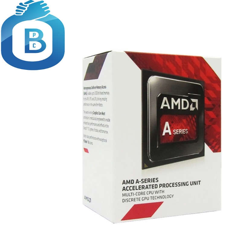 AMD A8-7680 Quad-Core 3.8 GHz Socket FM2+ 65W AD7680ACABBOX Desktop ...
