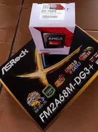 AMD A8 7680 Processor and ASROCK FM2A68M-DG3+ Motherboard Bundle ...