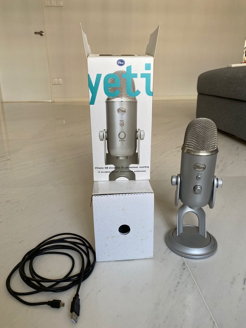 Blue Yeti Professional USB Microphone, Audio, Headphones & Headsets on ...