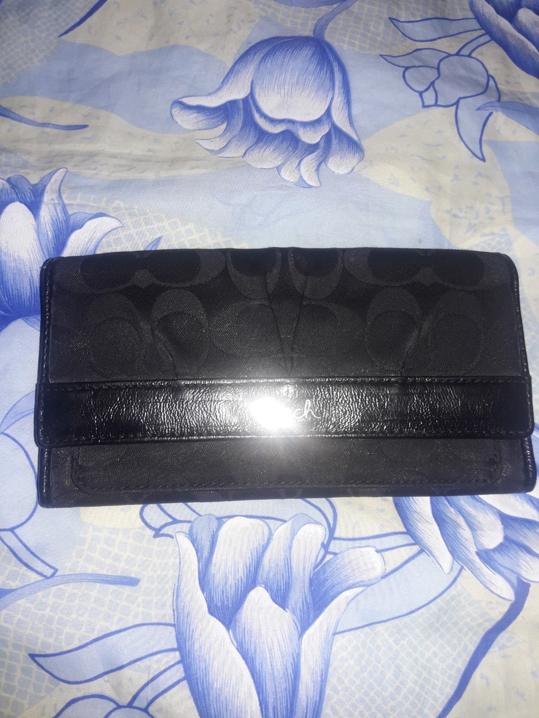 COACH monogram long wallet, Luxury, Bags & Wallets on Carousell