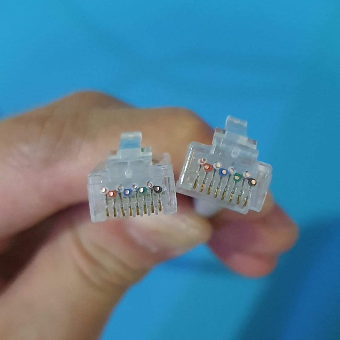 Customized Length LAN Ethernet RJ45 CAT 5e 6 UTP Cable Straight ...