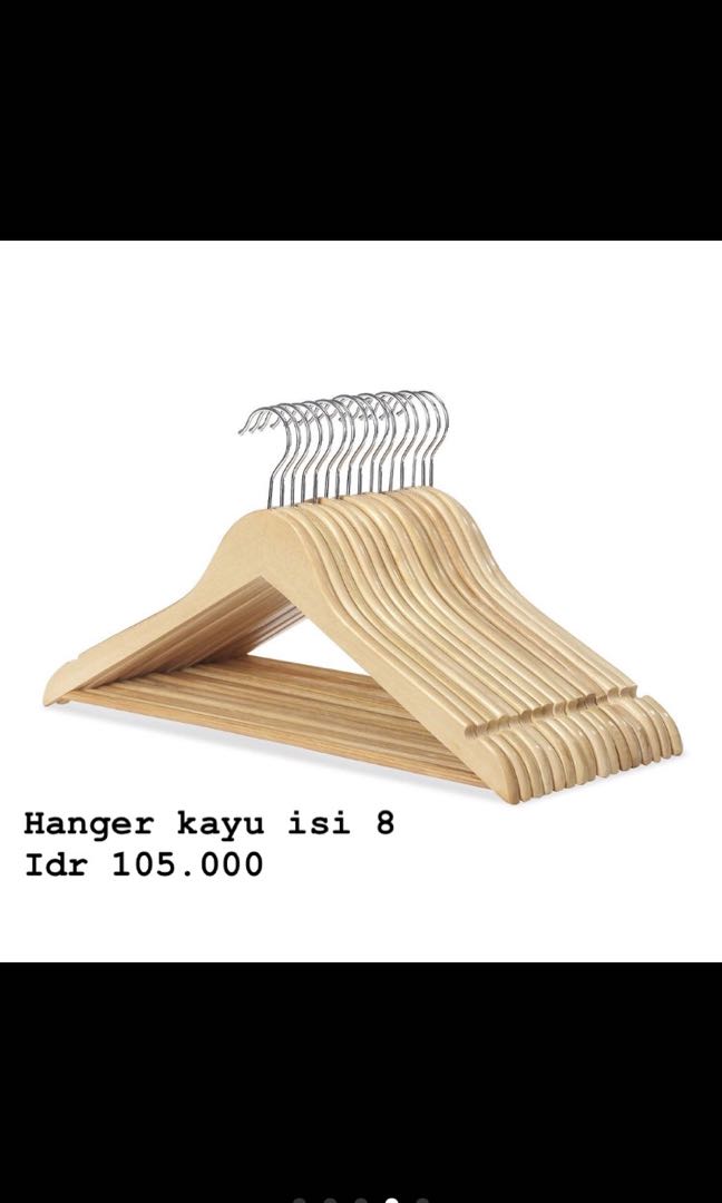 Hanger kayu, Perabotan Rumah di Carousell
