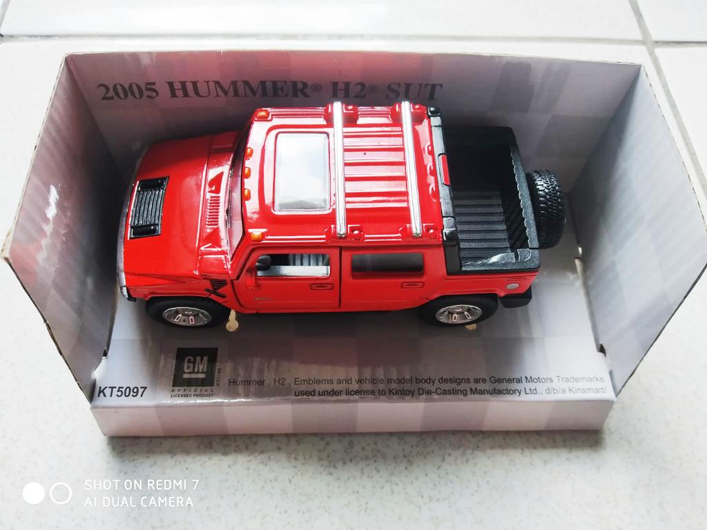 Hummer H2 - 2005 Model Kinsmart - 1:40 Scale SUT Red, Hobbies & Toys ...