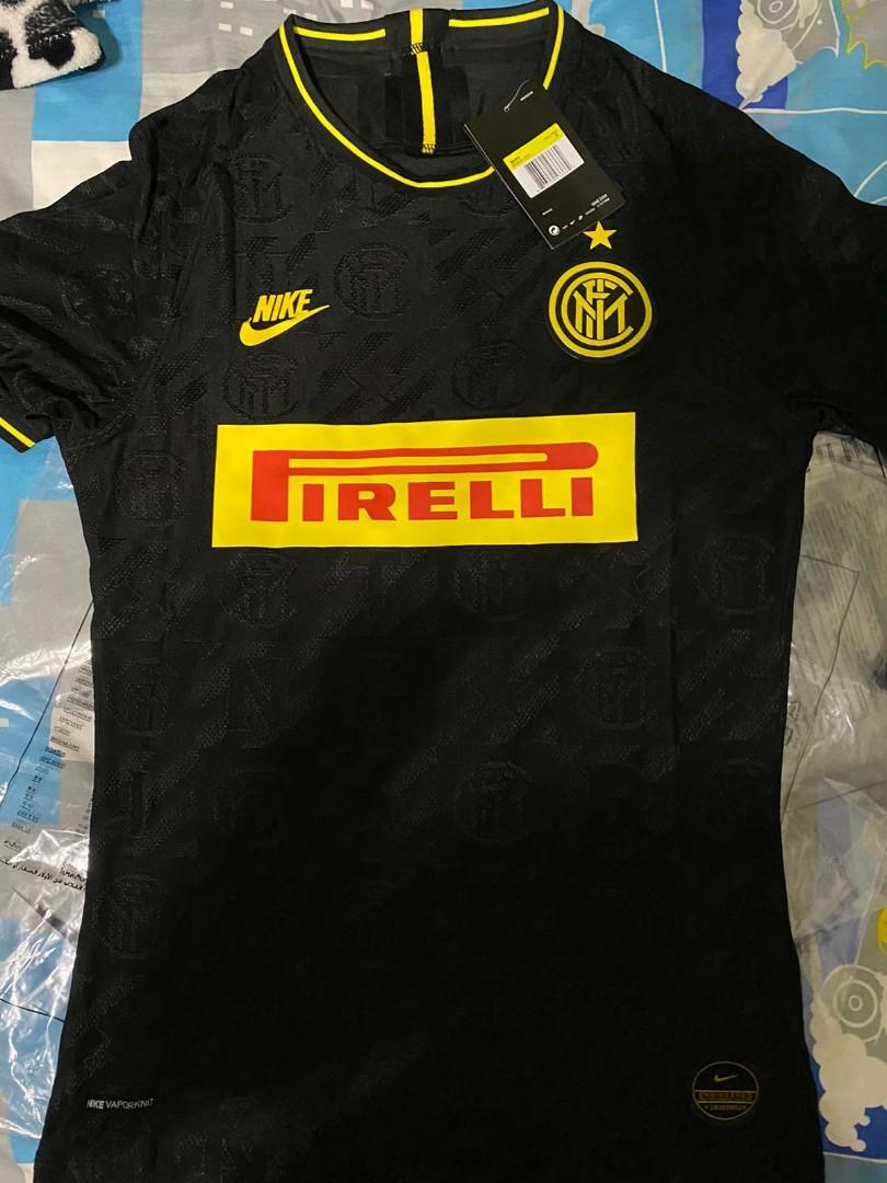 Inter Milan 3rd Kit Player Version Size S, Sports Equipment, Sports ...