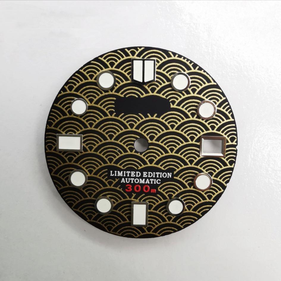 Japanese wave dial for seiko mod, Luxury, Watches on Carousell