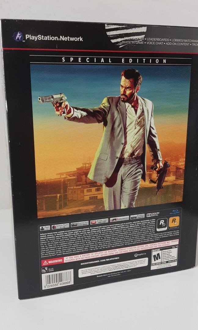 PS3 Max Payne 3 Special Edition action figure, Video Gaming, Video Game ...