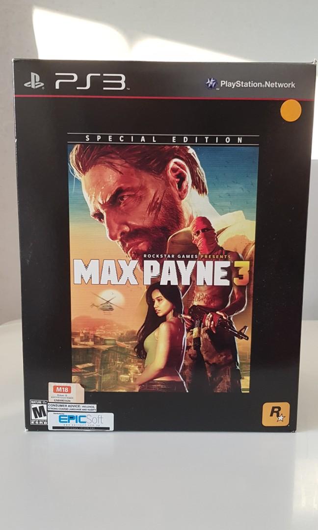 PS3 Max Payne 3 Special Edition action figure, Video Gaming, Video Game ...