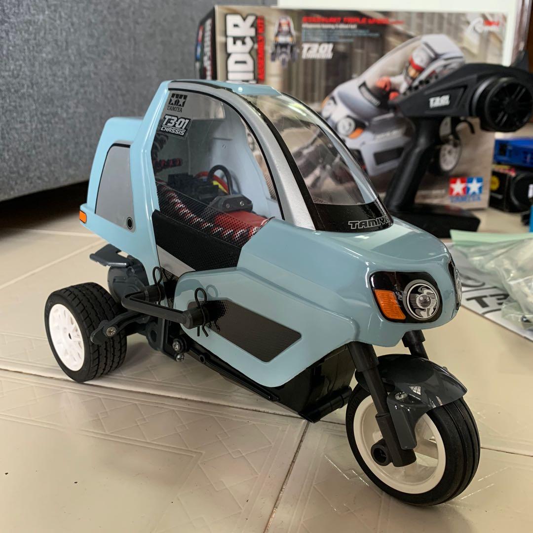 TAMIYA Dancing Rider T3-01 RC Bike Trike Car Drift Touring, Hobbies ...
