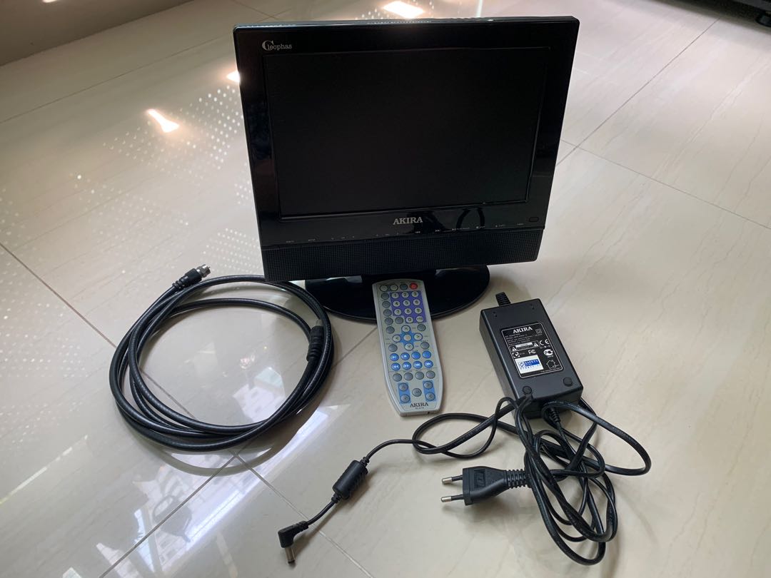 Akira 10 inch DC 12V TV, TV & Home Appliances, TV & Entertainment, TV ...