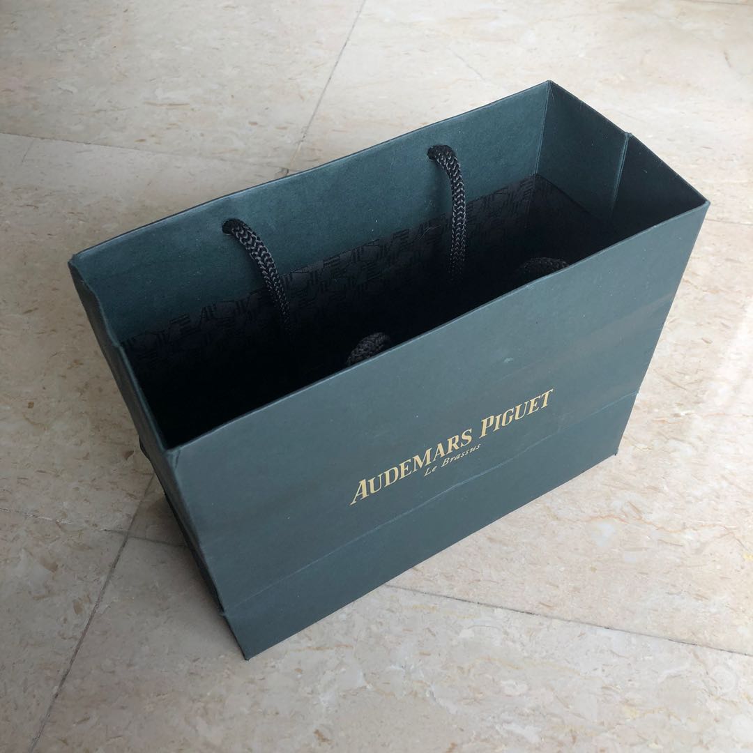 Audemars Piguet Ap paper bag, Luxury, Watches on Carousell