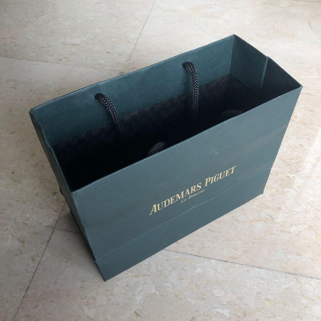 Audemars Piguet Ap paper bag, Luxury, Watches on Carousell