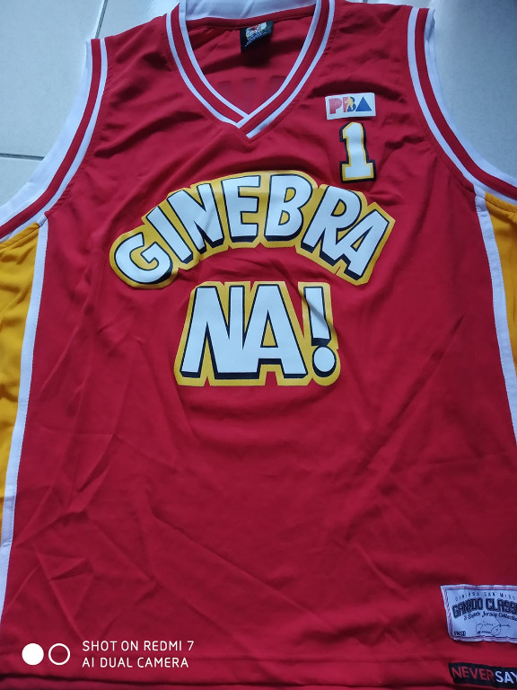 Bal David Limited Ed. Ginebra Basketball Jersey, Hobbies & Toys ...