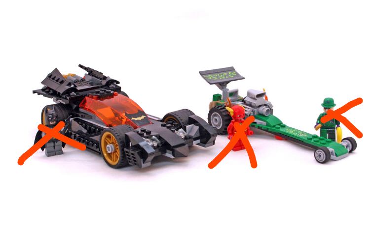 Batman Riddler chase vehicles, Hobbies & Toys, Toys & Games on Carousell