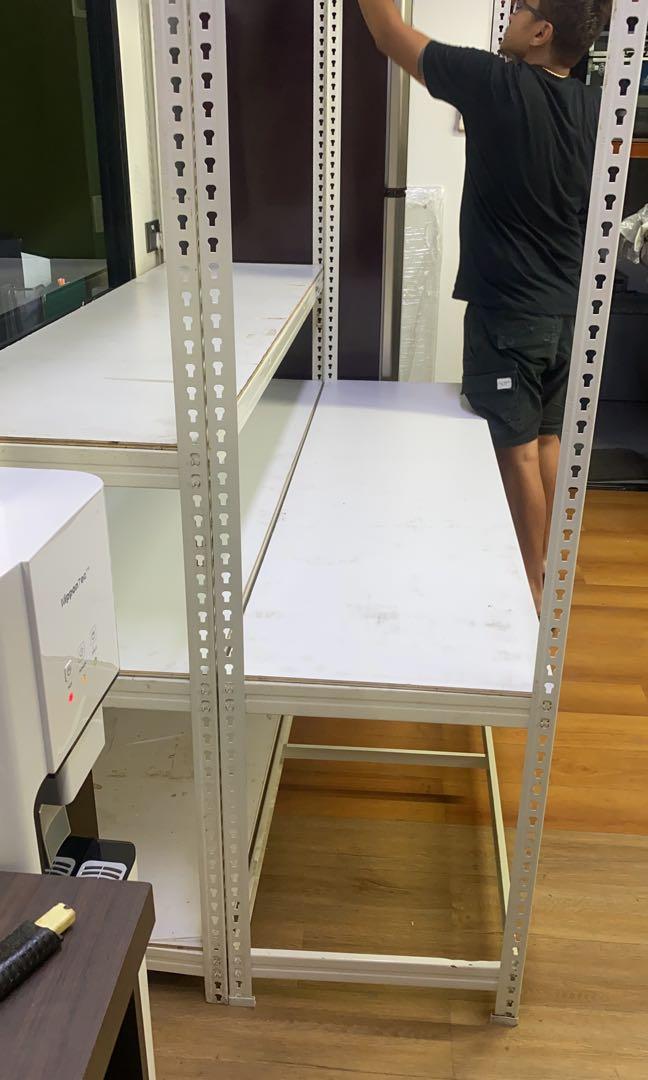 Boltless Rack Bto Bomb shelter 4 Levels, Furniture & Home Living ...