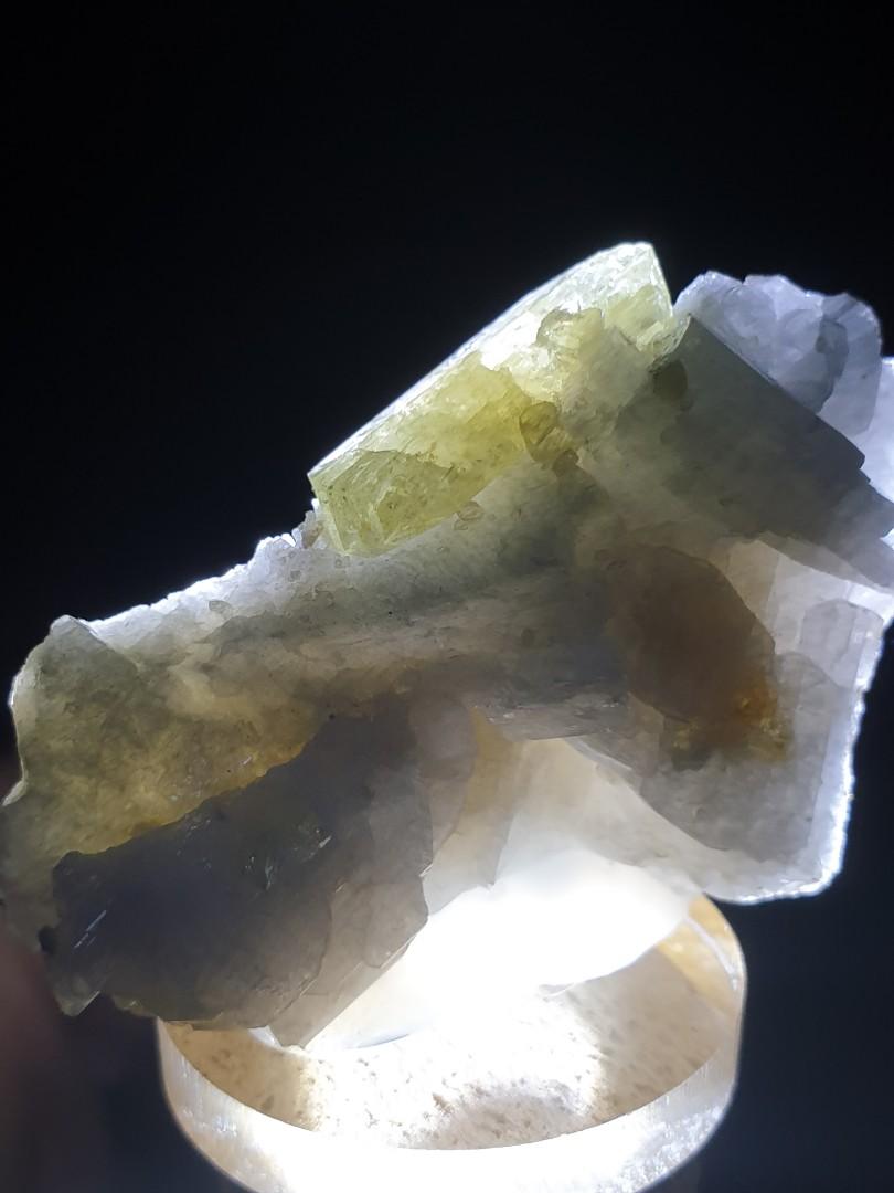 Brazilianite on Albite Matrix from Telirio Claim, Linopolis, Divino das ...