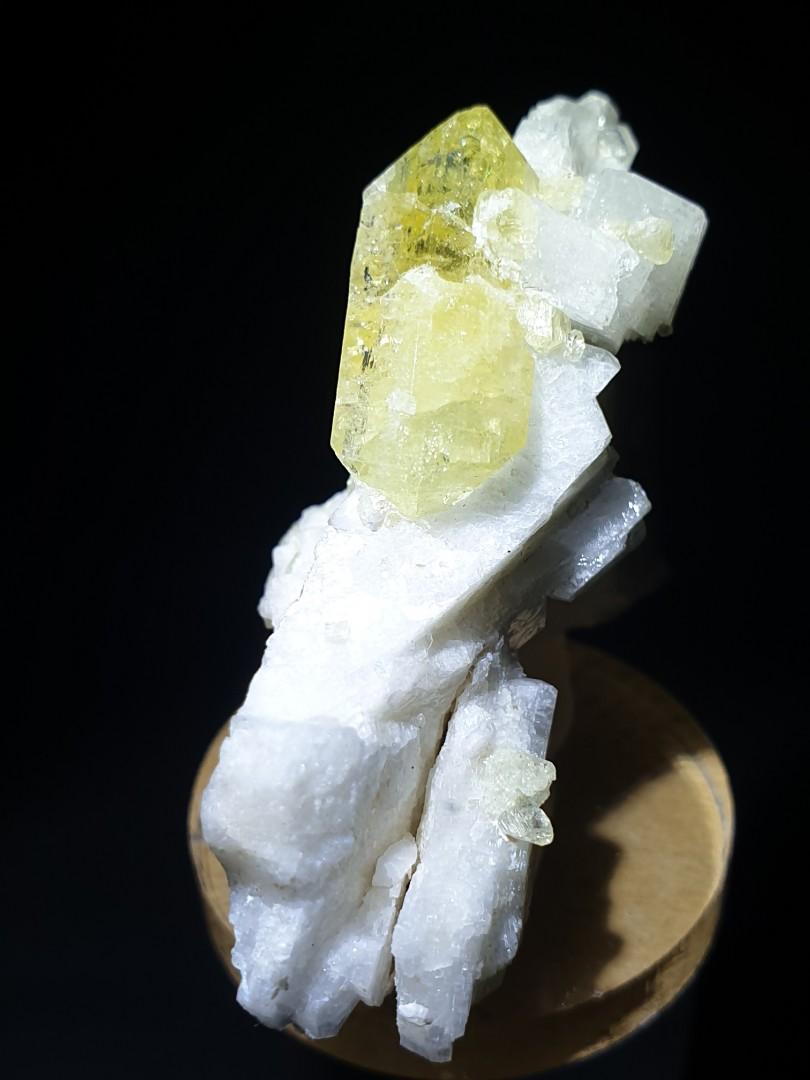 Brazilianite on Albite Matrix from Telirio Claim, Linopolis, Divino das ...