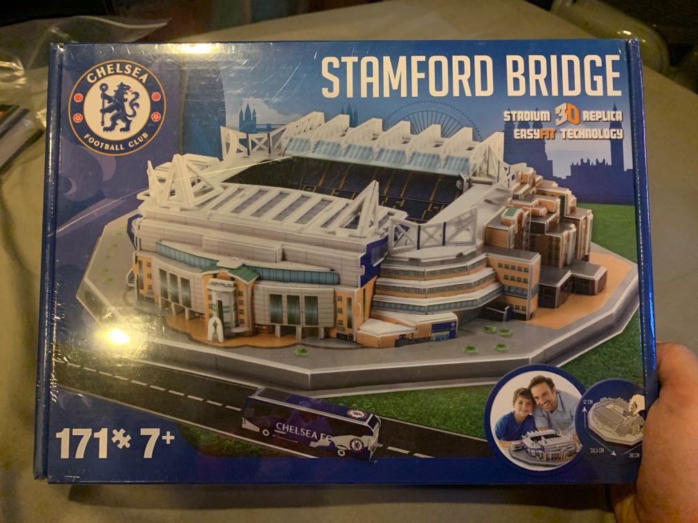 Build your own Stamford Bridge 3D stadium, Hobbies & Toys, Toys & Games ...