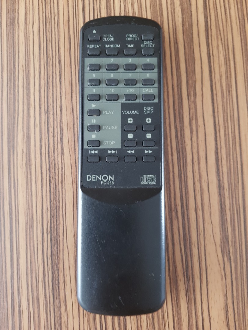 Denon RC258 remote control, Audio, Other Audio Equipment on Carousell