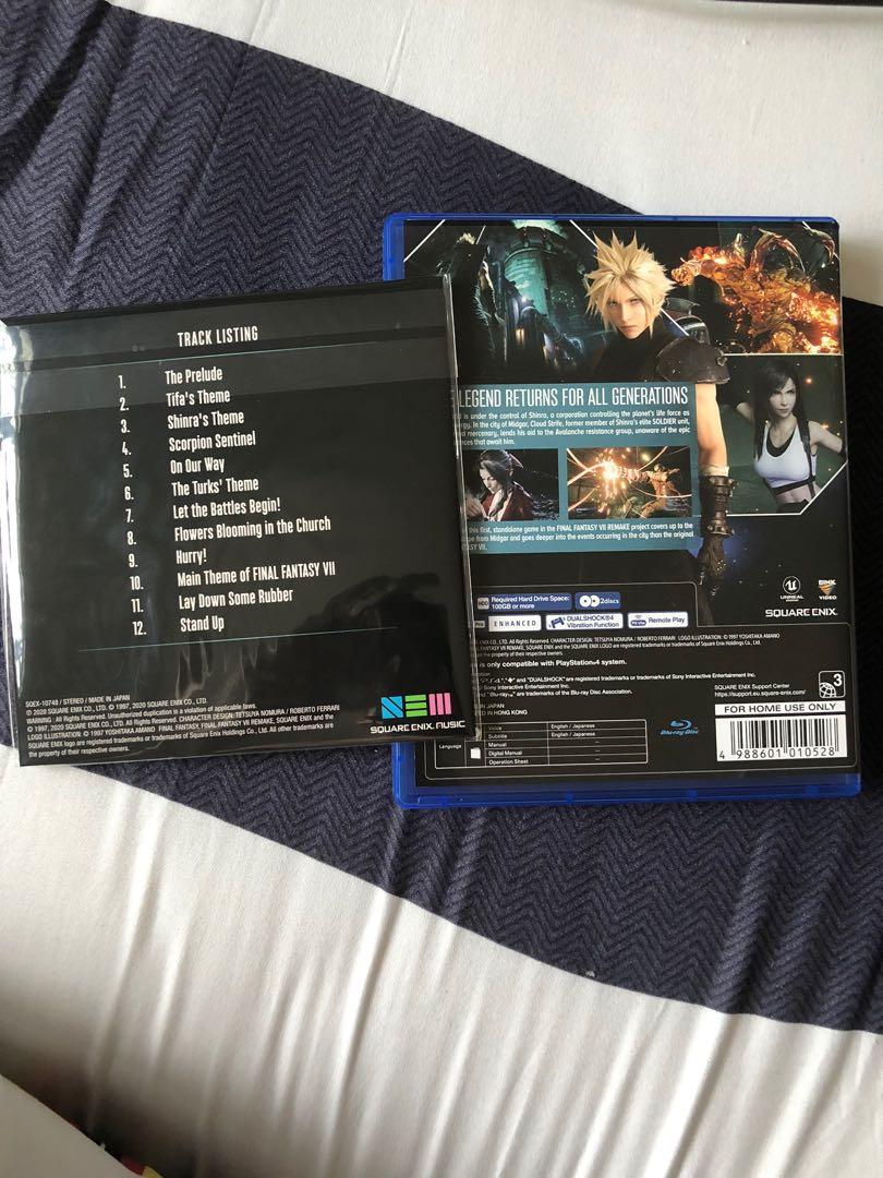 Final Fantasy 7 remake with mini soundtrack, Video Gaming, Video Games ...