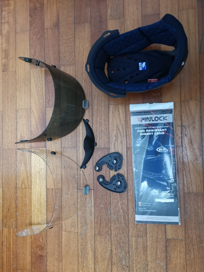 HJC RPHA-10 helmet parts, Motorcycles, Motorcycle Apparel on Carousell