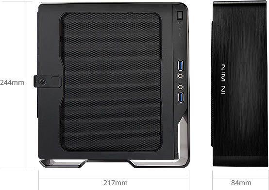 Inwin Chopin Mini ITX case (Black), Computers & Tech, Parts ...