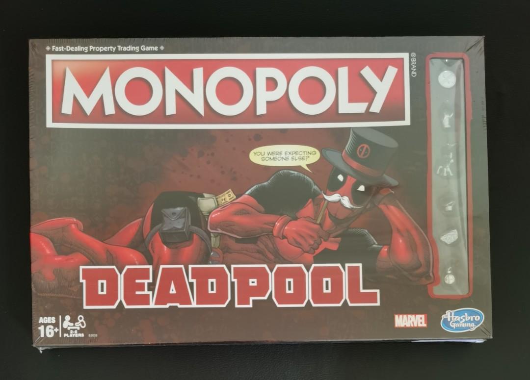 Monopoly Deadpool edition Board Game, Hobbies & Toys, Toys & Games on ...