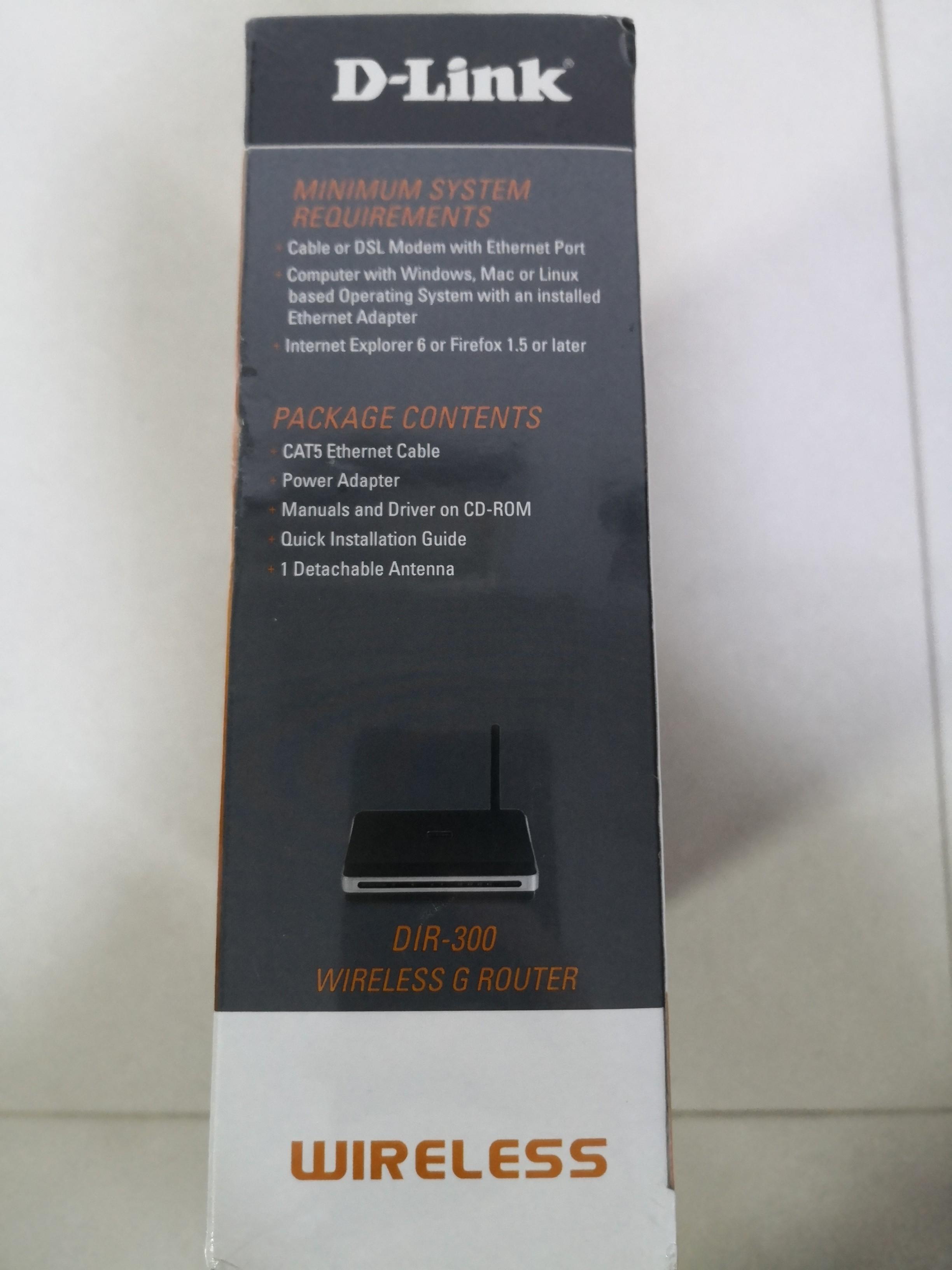 (NEW) Dlink Wireless Router DIR-300, Computers & Tech, Parts ...