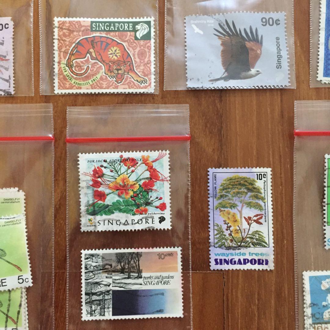 Old Singapore Stamps, Hobbies & Toys, Memorabilia & Collectibles, Stamps & Prints on Carousell