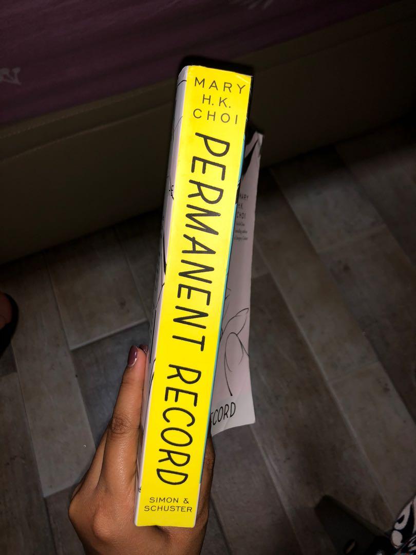 Permanent Record By Mary Hk Choi Hobbies And Toys Books And Magazines Fiction And Non Fiction On