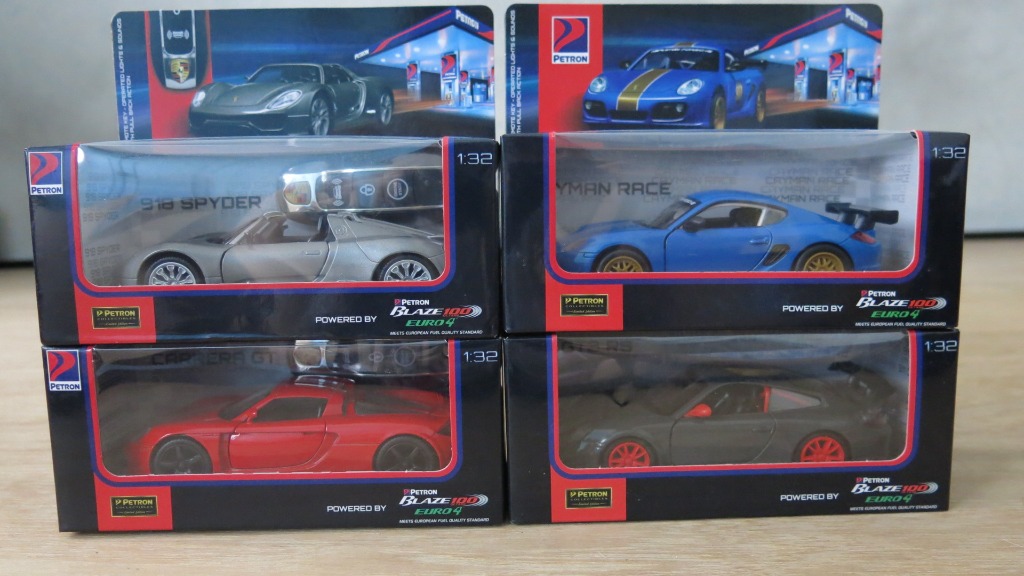 Petron 2013 Porsche Set of 4, Hobbies & Toys, Toys & Games on Carousell