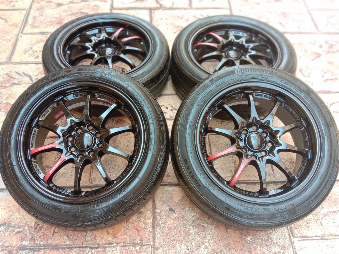 Rim CE28 16 Black, Auto Accessories on Carousell