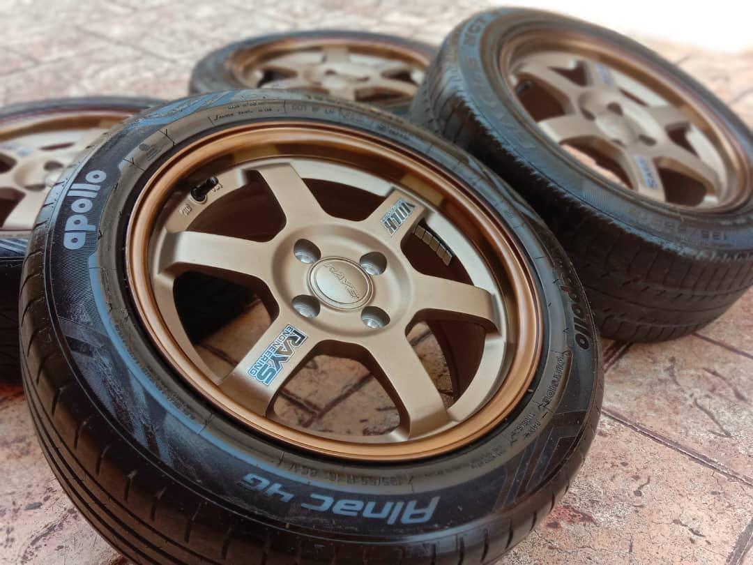 Sport Rim TE37 15, Auto Accessories on Carousell