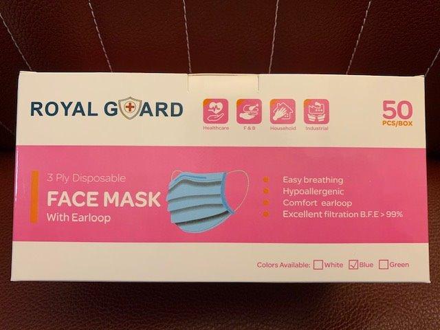 Surgical Masks 3 Ply / Individually Wrapped / Boxed, Health & Beauty ...