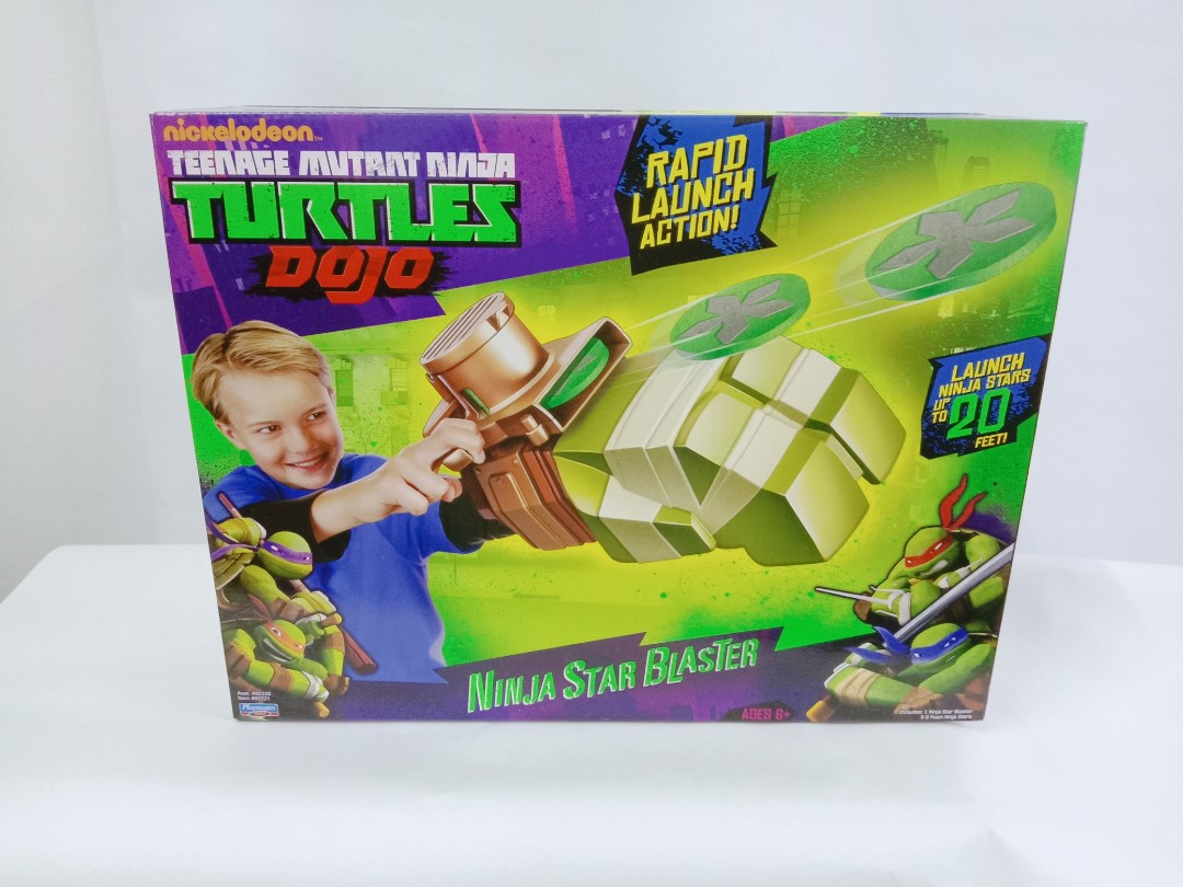 TMNT teenage mutant ninja turtles - ninja star blaster, Hobbies & Toys ...