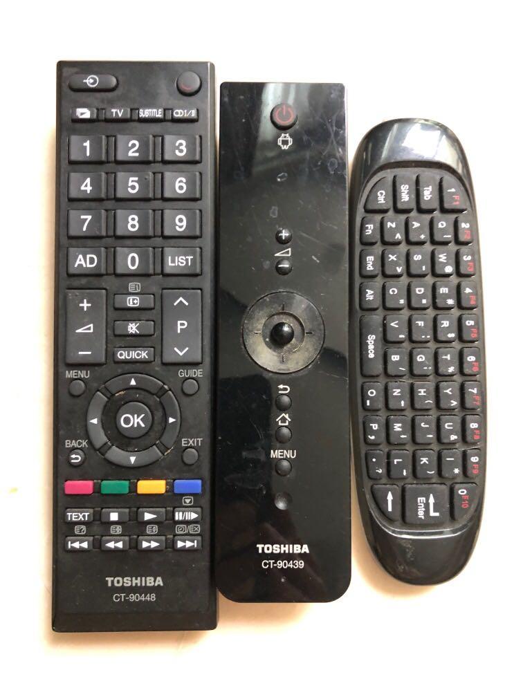 Toshiba tv remote control, TV & Home Appliances, TV & Entertainment, TV ...