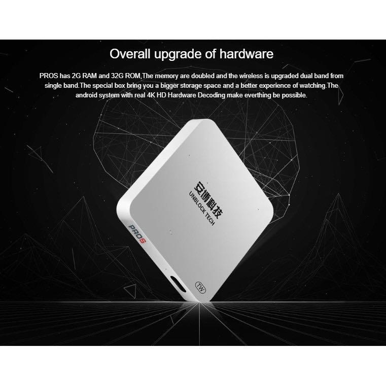 Unblock Tech 7th Generation Ubox UPROS UPRO S Gen 7, TV & Home ...