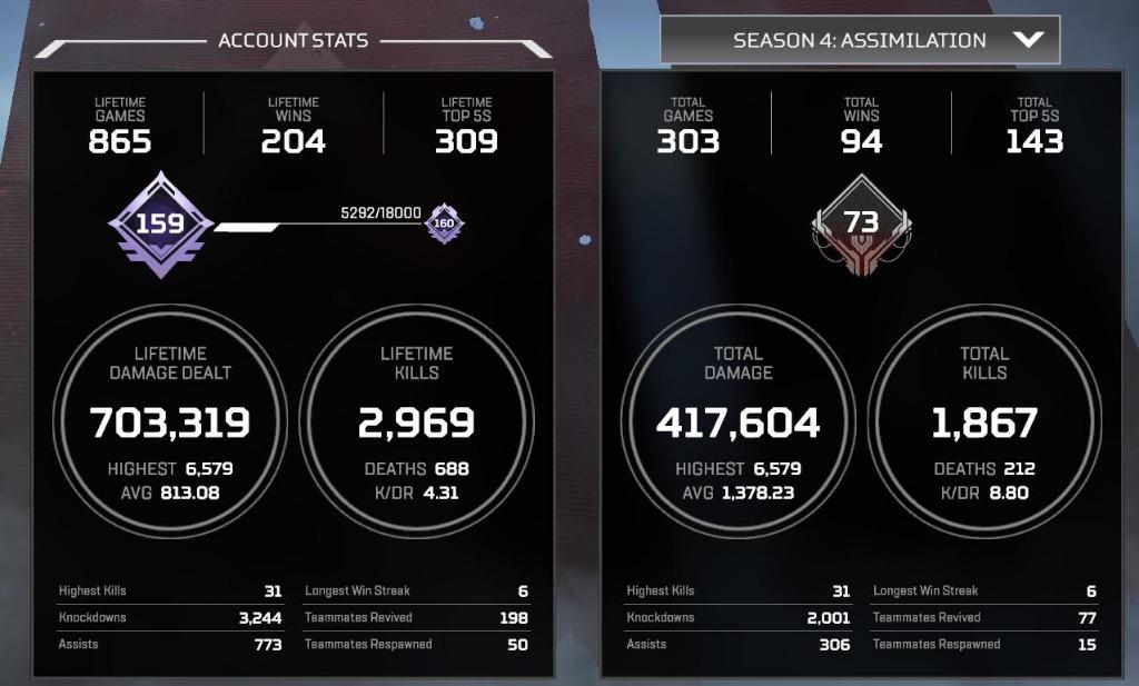 [WRAITH HEIRLOOM ACCOUNT] Apex Legends Season 2 Diamond Account, Video ...