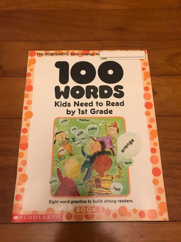 100 words kids need to learn by 1st grade, Hobbies & Toys, Books ...