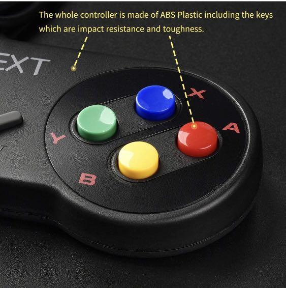 2 Pack iNNEXT SNES Retro USB Controller Gamepad, Video Gaming, Gaming ...